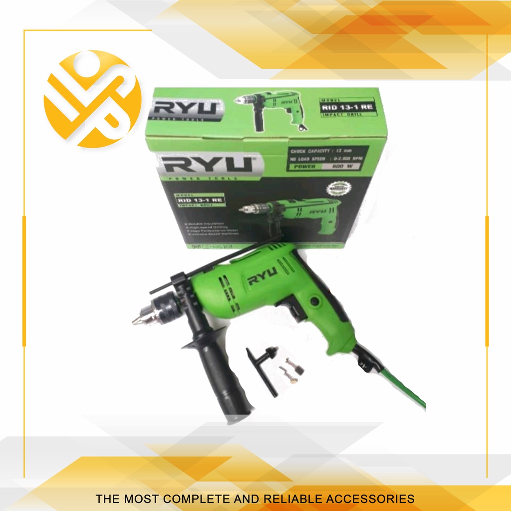 Jual RYU Mesin Bor Listrik Tembok 13 mm RID 13-1 RE 600 W / Impact ...