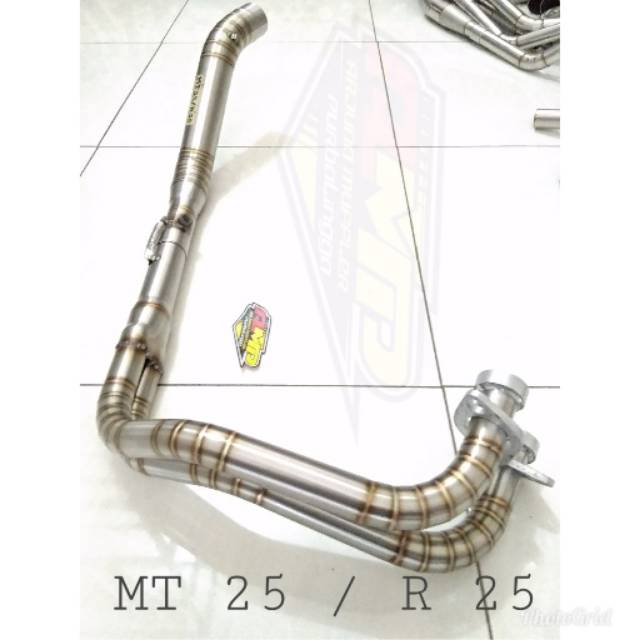Jual Pipa leher knalpot R25 - MT25 - Header knalpot R25 - MT25 | Shopee ...