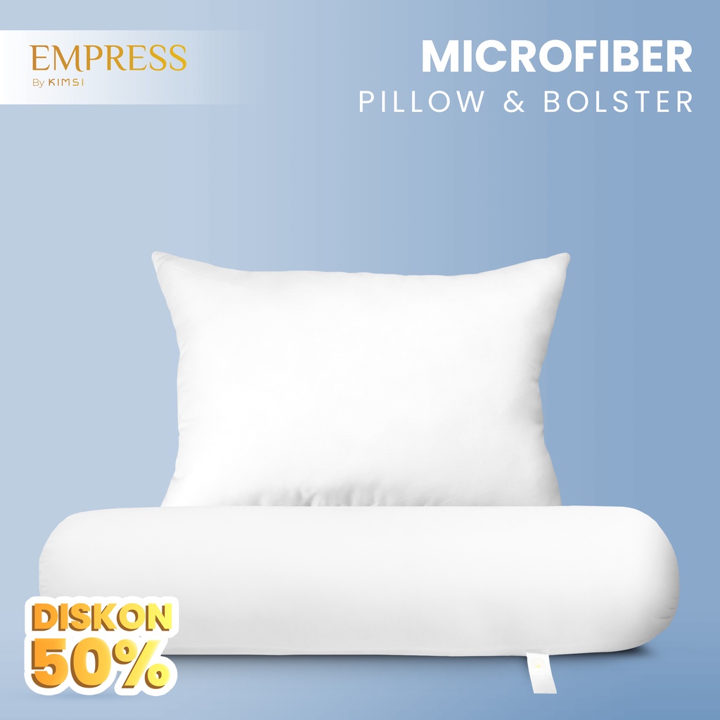 Jual Promo 1 Bantal + 1 Guling Tidur Bulu Angsa Pillow Hotel Empress Kimsi | Shopee Indonesia