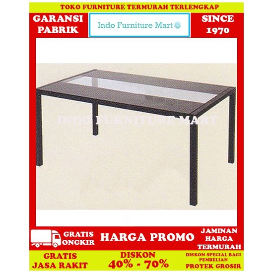 Jual Meja Makan Minimalis Dining Table Vittorio Kotak Besi David ...