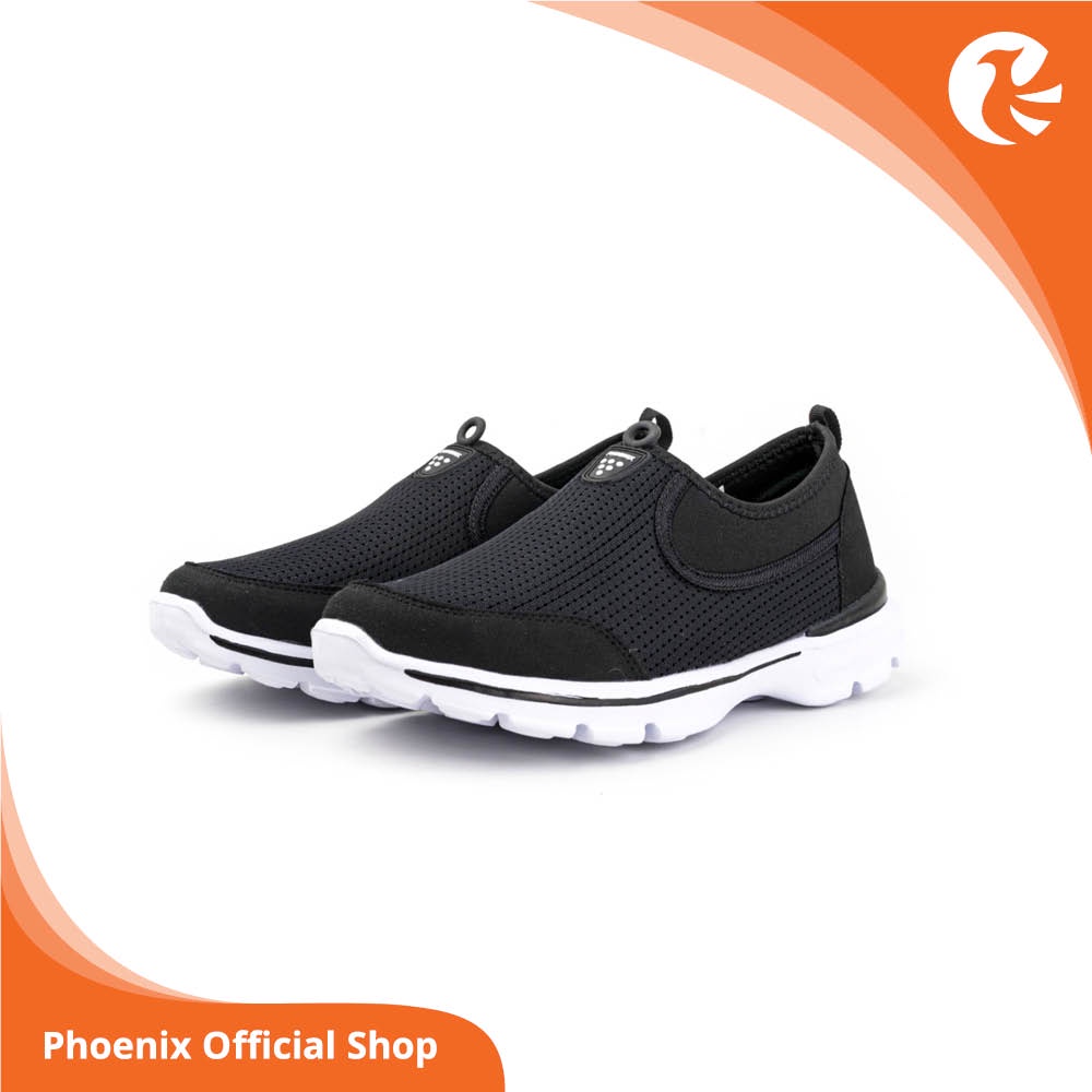 Jual Phoenix Official - Sepatu Slip On Pria - Denzel Black | Shopee ...