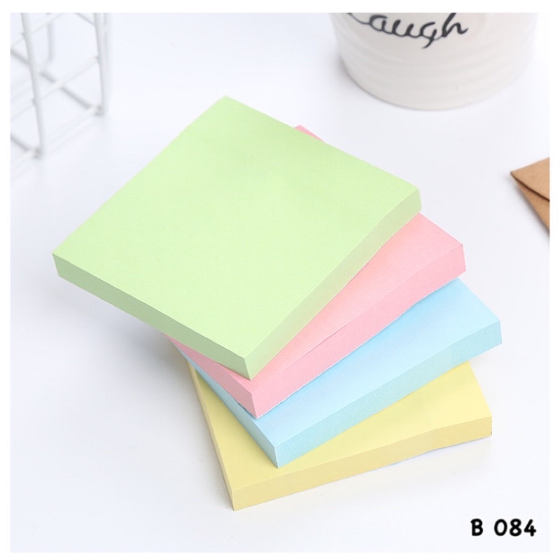 Jual B084 | STICKY NOTE POLOS | UKURAN PERSEGI | MEMO | Shopee Indonesia