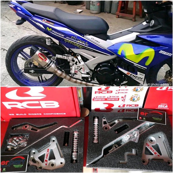 Jual Promo Footstep underbone mx king rcb footrest racing boy mx king ...