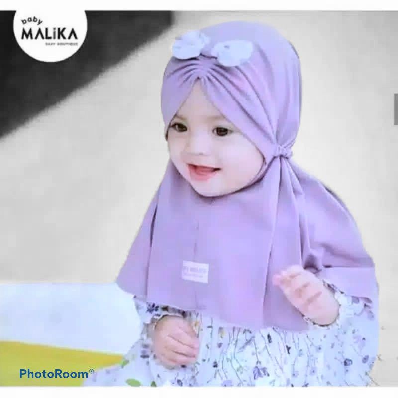 Jual Jilbab Bayi Nabila / Hijab Bayi Pita Lucu / Kerudung Anak Muslimah ...