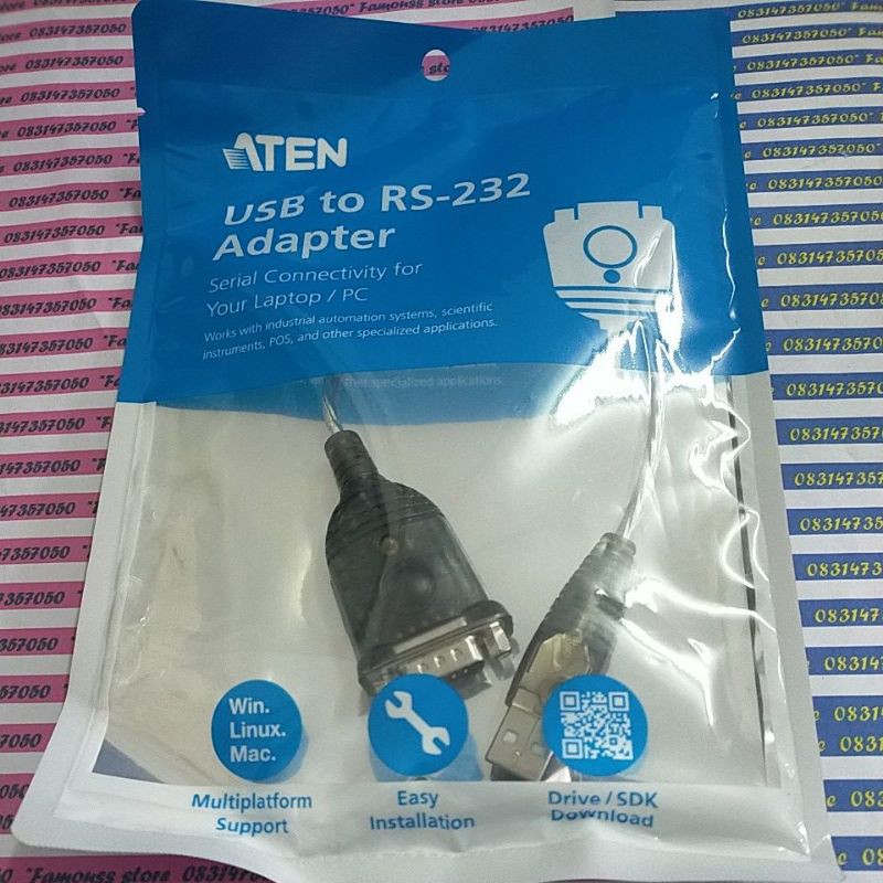Jual Kabel usb Aten usb to Rs232 kabel usb rs232 kabel usb serial ...