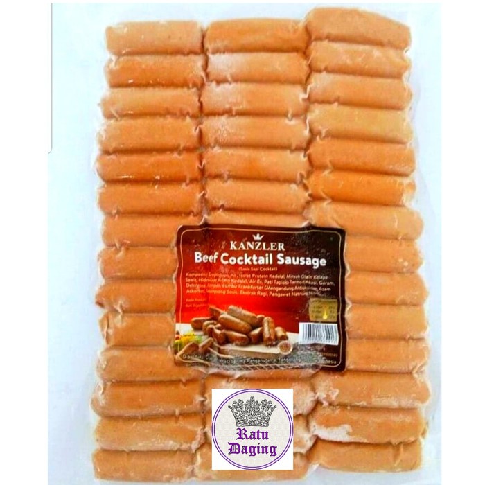 Jual Sosis Beef Cocktail Kanzler 1kg | Shopee Indonesia