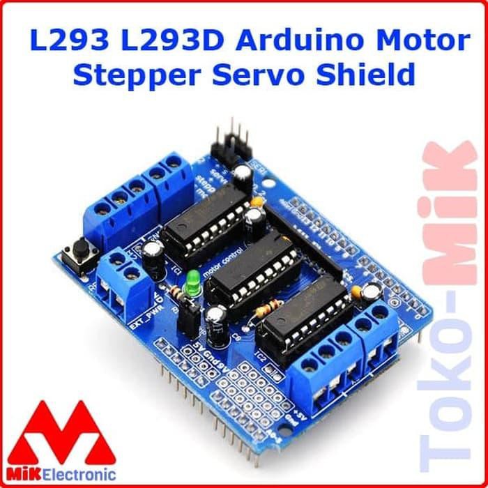 Jual PROMO L293 L293D Arduino Motor Driver Stepper Servo Shield Uno ...