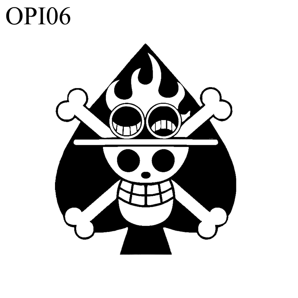 Jual TATEMPO tato temporer - One Piece/Luffy/Zoro/Nami/Ace/Bajak Laut ...