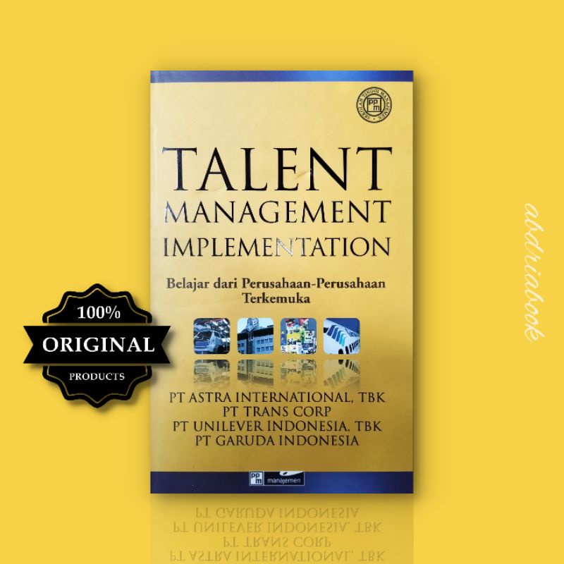Jual Buku Talent Management Implementation (Belajar dari Perusahaan ...