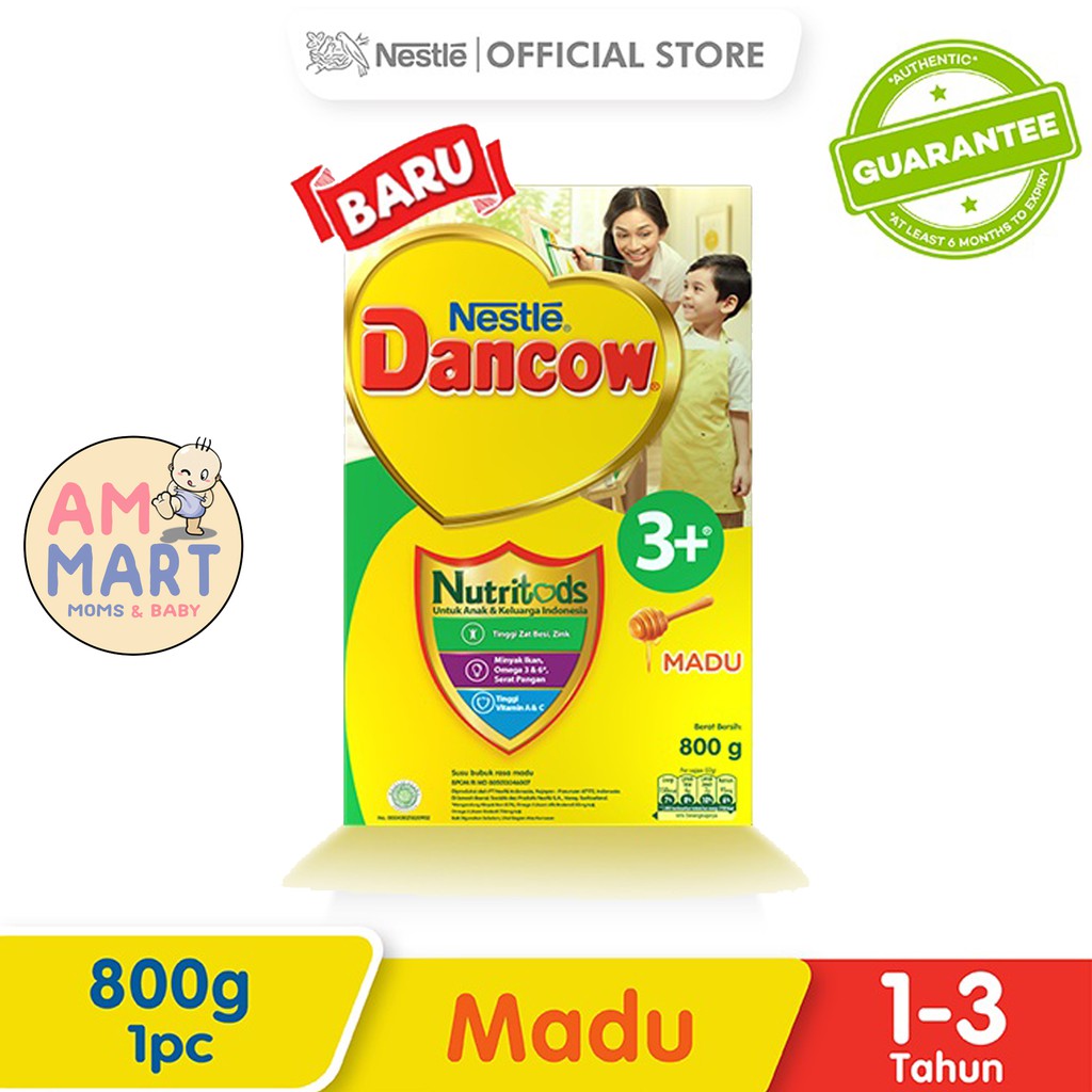 Jual Nestle Dancow 3+ Rasa Madu 800gr | AMMART | Shopee Indonesia