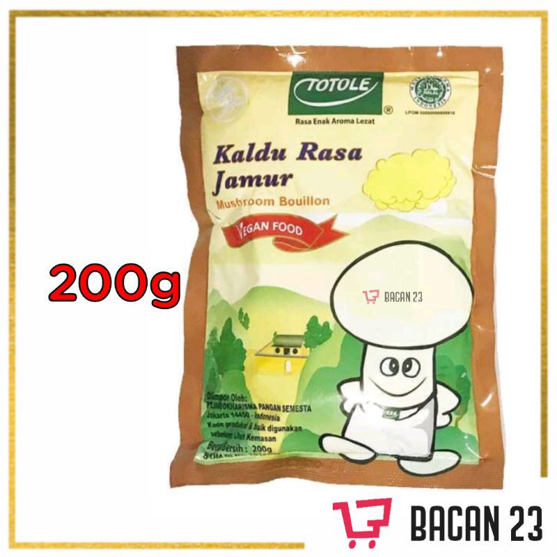 Jual Kaldu Jamur Totole (200gr) Vetsin Vegan Halal MUI / Vitsin - Micin ...