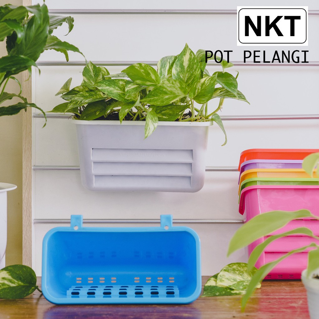 Jual Pot pelangi 22 cm | POT NKTPOT VERTIKAL GARDEN POT NKT PELANGI 01 ...