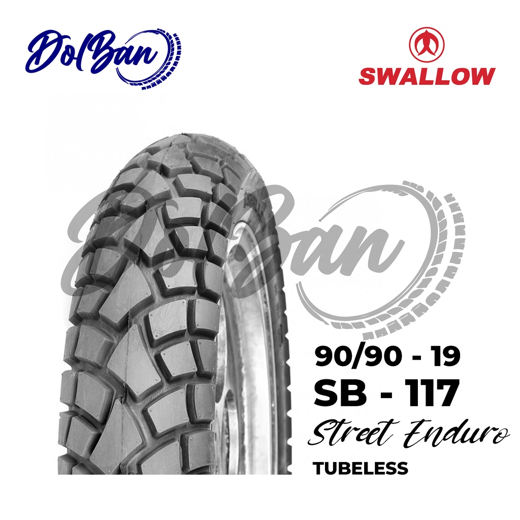 Jual BAN LUAR SWALLOW 90/90-19 RING 19 SB-117 STREET ENDURO TUBELESS | Shopee Indonesia