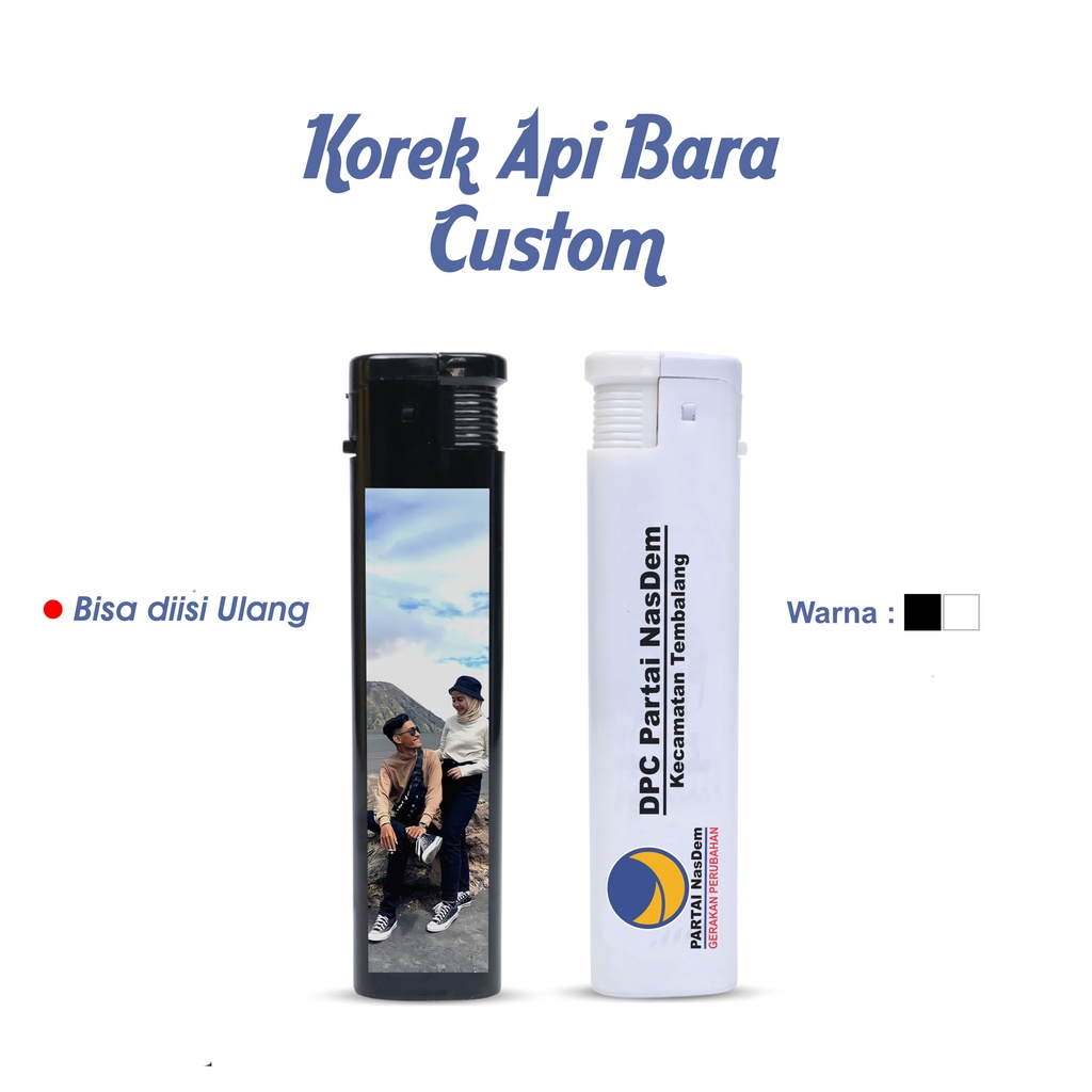 Jual Korek Api Las body Slim Custom Satuan UV bukan sticker | Shopee ...