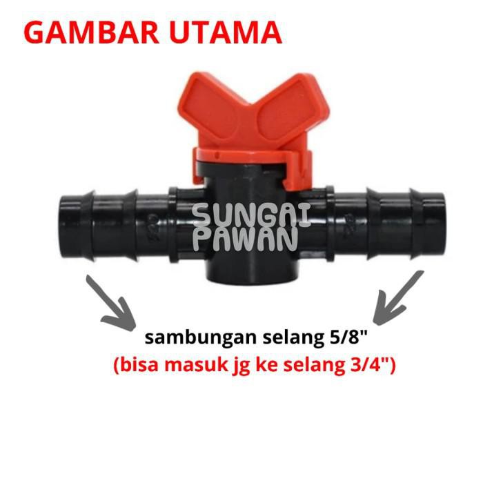 Jual Ledeng | Drip Tape Valve Check Konektor Connector Antar Selang 5/8 ...