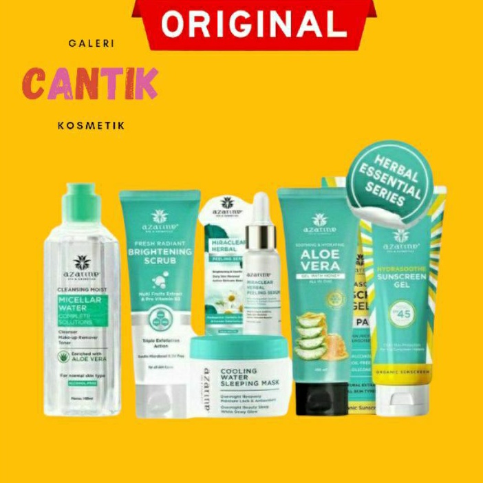 Jual Azarine miraclear herbal peeling serum/ Azarine AHA BHA/Azarine ...