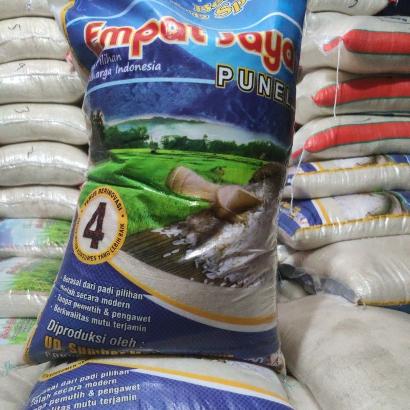 Jual Beras 4 Jaya 25 kg | Shopee Indonesia