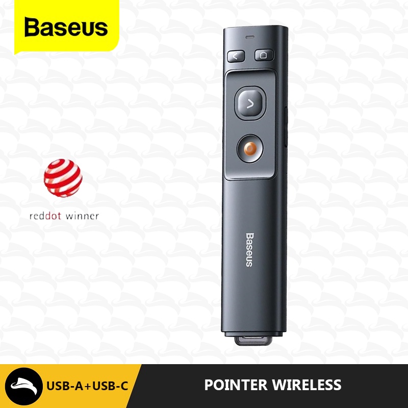 Jual KOBOITECH - BASEUS wireless Laser Pointer Orange Dot Presenter ...
