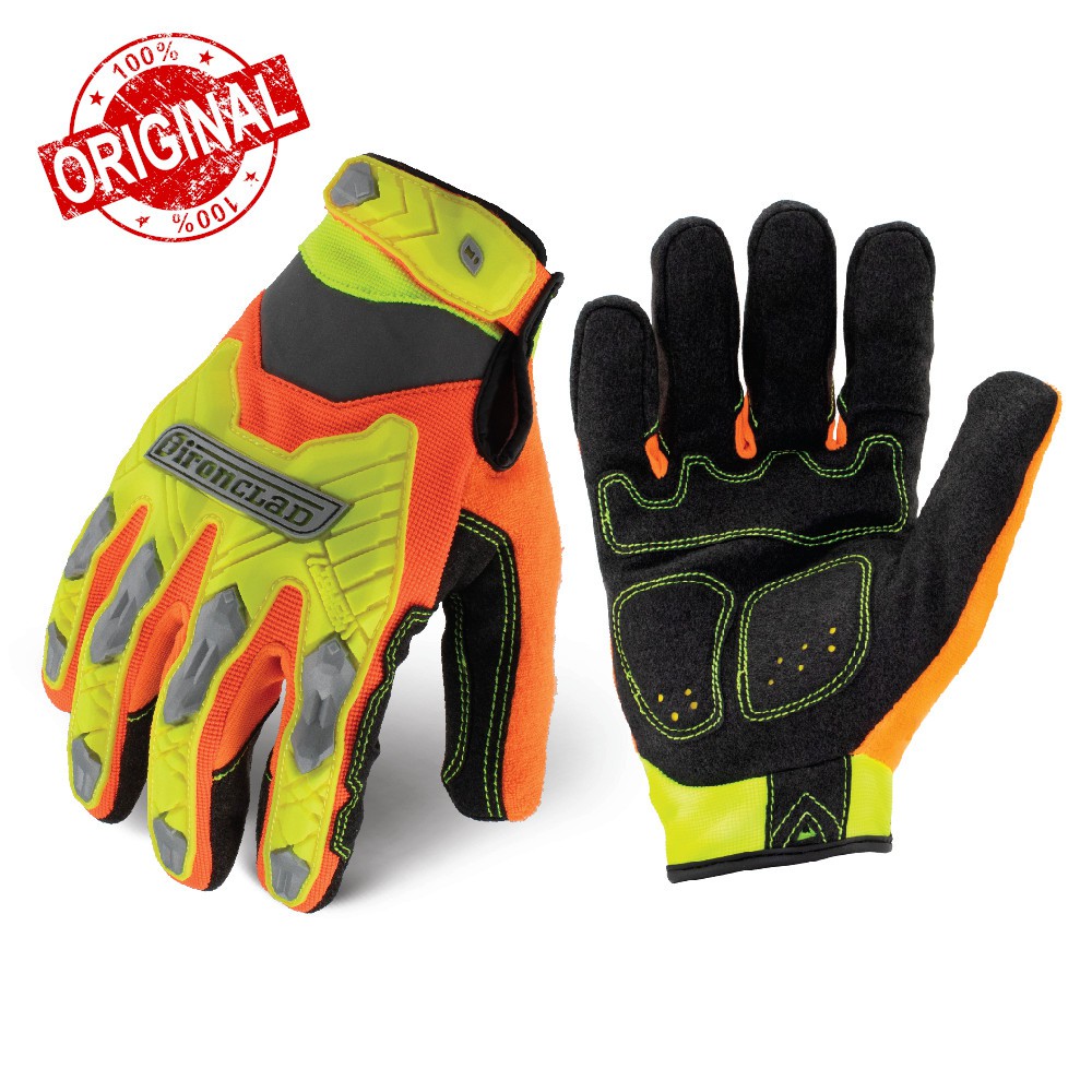 Jual Ironclad - Sarung Tangan Touchscreen - Impact High Visibility ...