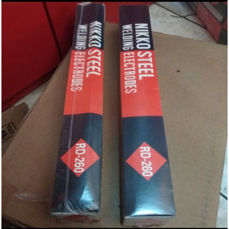 Jual Elektroda Las Listrik / Kawat Las Listrik Nikko Steel RD 260# 2,0mm 2 kg | Shopee Indonesia