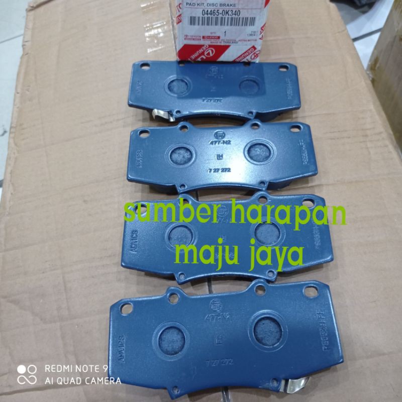 Jual Brake Pad Kampas Rem Depan Toyota Fortuner Hilux Vigo 2011-2015 1 set | Shopee Indonesia