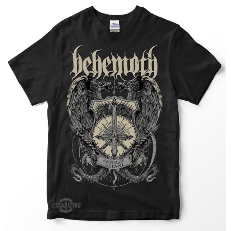 Jual Kaos BEHEMOTH ANGELUS SATANI Premium Tshirt behemoth black metal ...