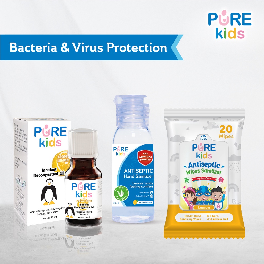 Jual PURE KIDS BACTERIA & VIRUS PROTECTION | Shopee Indonesia