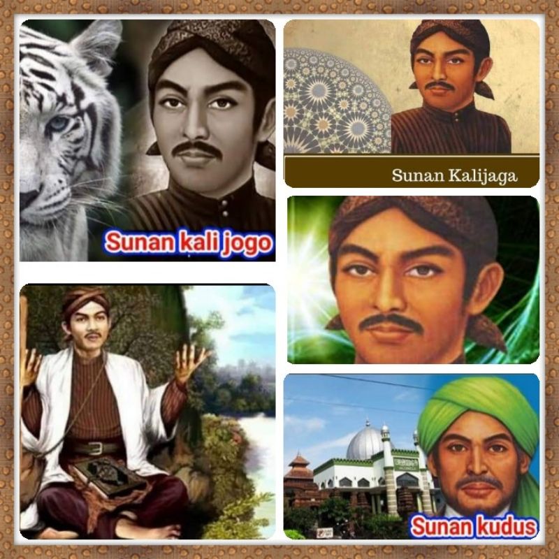Jual poster para wali songo/sunan kalijogo&sunan kudus 30x40 | Shopee ...