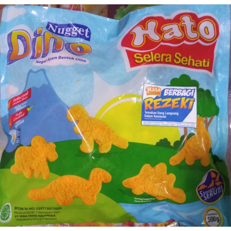 Jual Hato Nugget Dino 500 gr | Shopee Indonesia