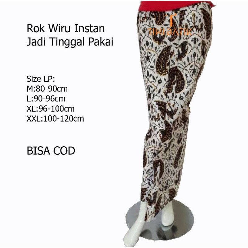 Jual Rok Jarik Wiru Wanita Batik Motif Jogja Adat Jawa Tinggal Pakai ...