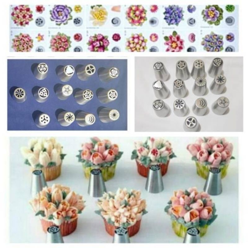 Jual Spuit rusia besar 13 pcs tanpa sambungan russian nozzle spuit ...