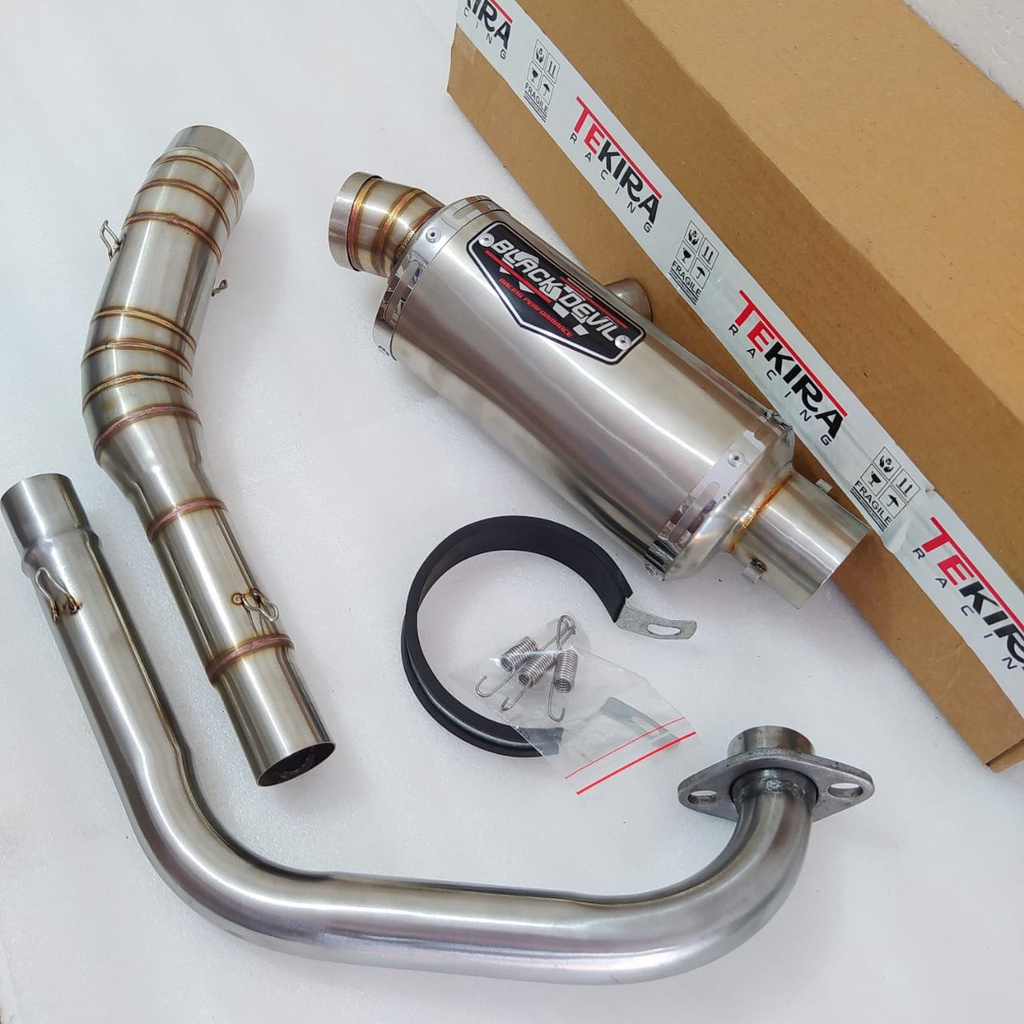 Jual Knalpot Black Devil Trioval New Yamaha YZF R15 155 Vva V4 V3 V2 Old Vixion NVL NVA ...