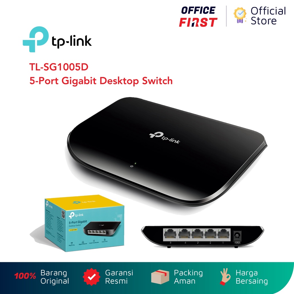 Jual TP-Link TL-SG1005D 5 Port Gigabit Desktop Switch TLSG1005D | Shopee Indonesia