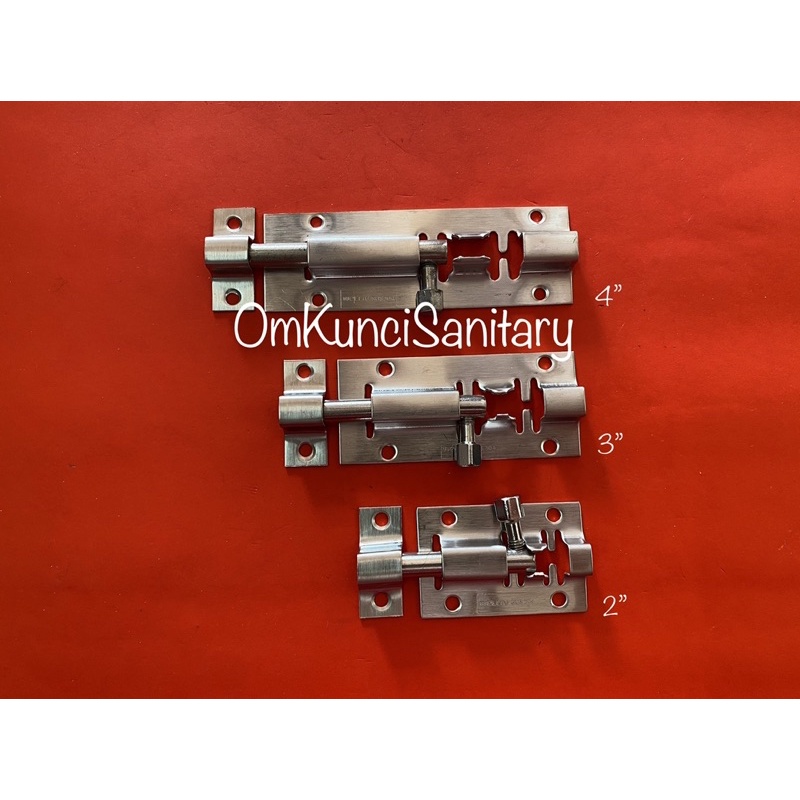 Jual Grendel Pintu Jendela Slot Pintu Jendela Stainless 2inch 3inch ...