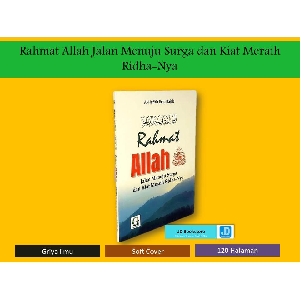 Jual Buku Rahmat Allah Jalan Menuju Surga dan Kiat Meraih Ridha-Nya ...