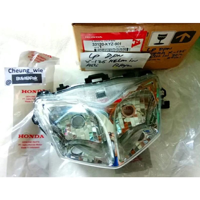 Jual 33120KYZ901 Mika Lampu depan/reflektor honda supra x 125 helm in ...