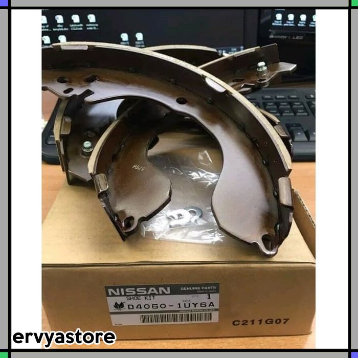 Jual Juke Grand Livina Brake Shoe Kampas Rem BELAKANG GENUINE ORI NISSAN | Shopee Indonesia