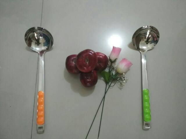 Jual Sendok sayur tebal stainless 100% anti magnet termurah /eros irus ...
