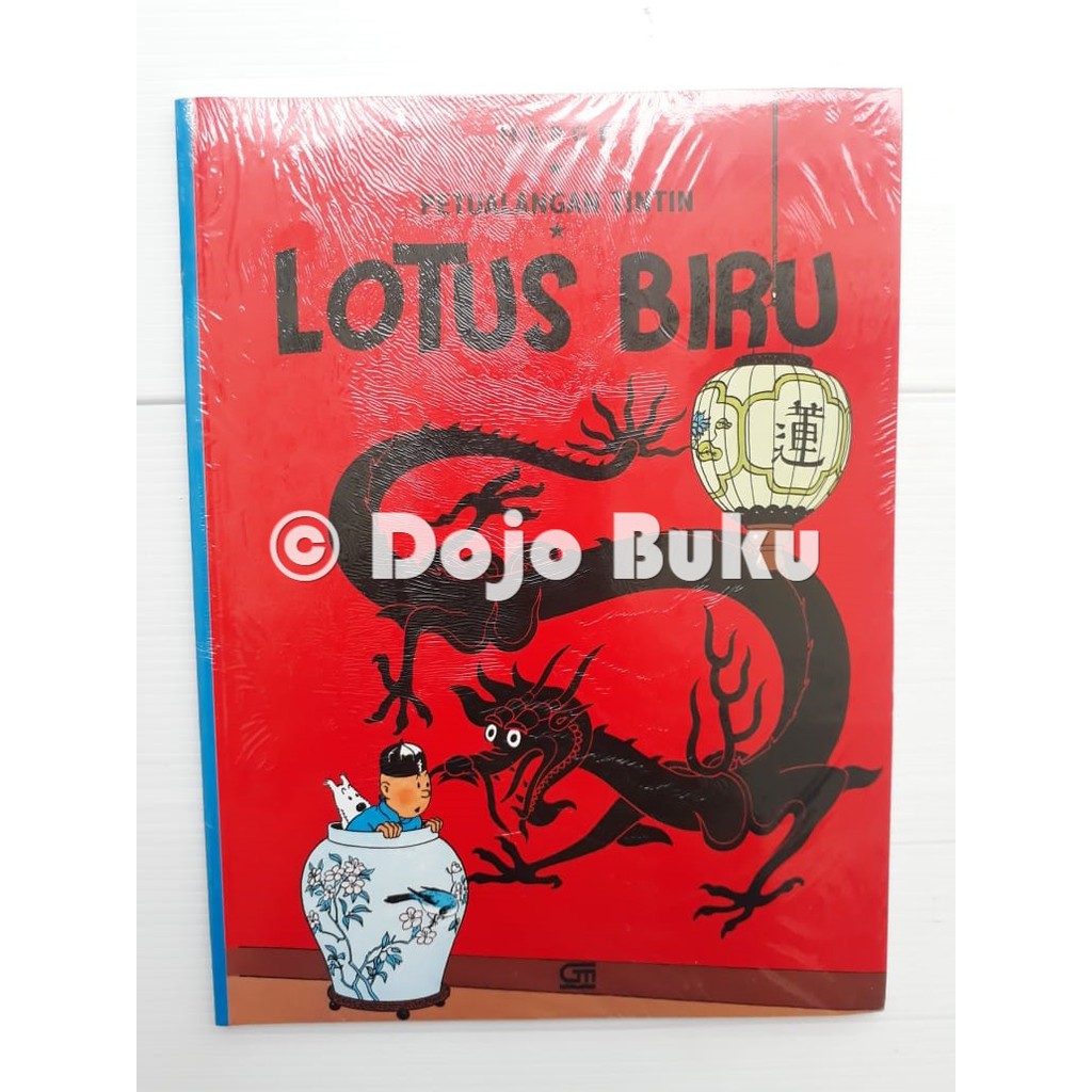 Jual Komik Petualangan Tintin Lotus Biru by Herge | Shopee Indonesia