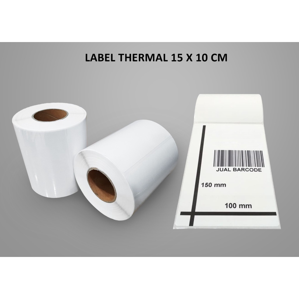 Jual Kertas Label Thermal 100 x 150 cm 500 pcs Kertas Sticker Termal ...