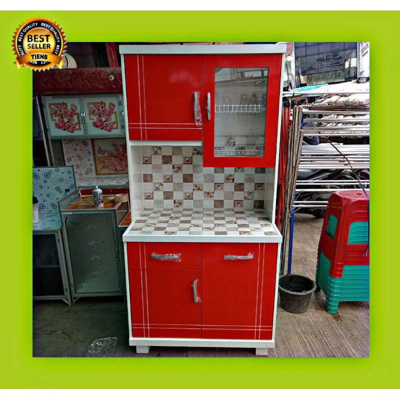 Jual lemari piring dapur 2 pintu | Shopee Indonesia