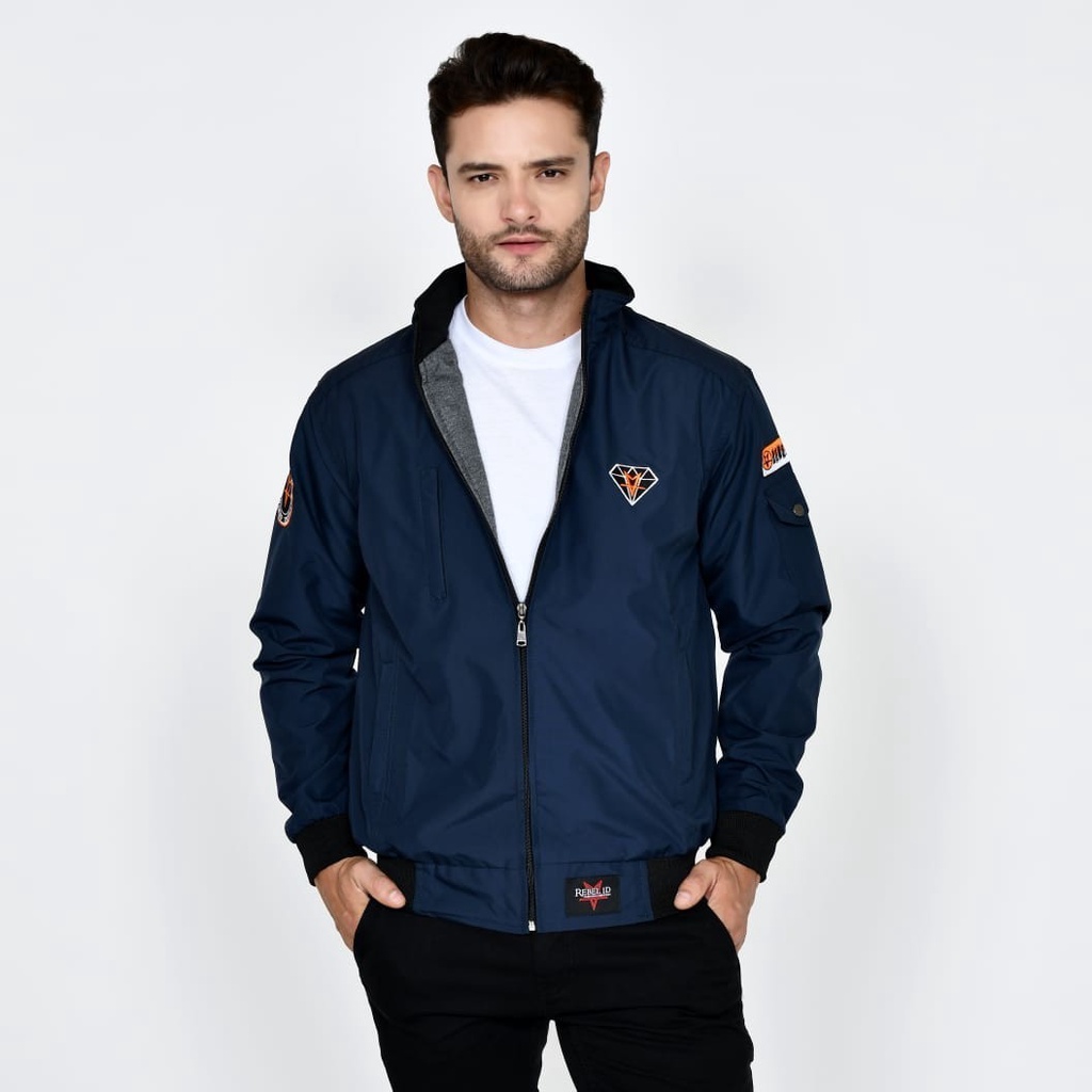 Jual JAKET BOMBER ANTI AIR WATERPROOF CASUAL SIMPLE REBEL ID JAKET ...