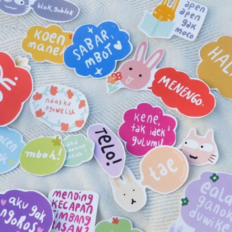 Jual moreng-moreng sticker pack | Shopee Indonesia