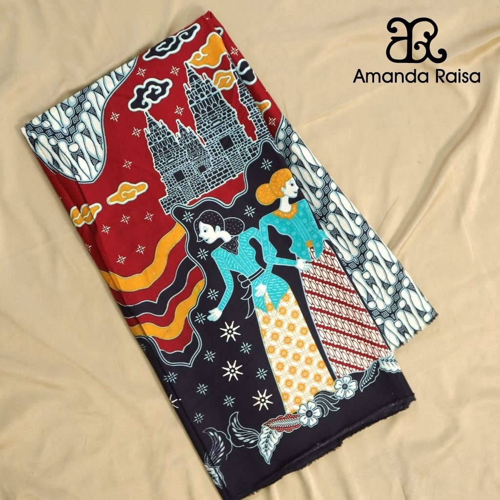 Jual Kain Batik Meteran Potongan Motif Candi | Shopee Indonesia