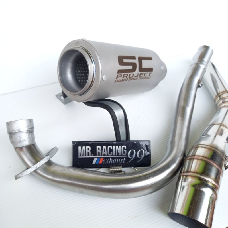 Jual Knalpot Racing SC Project Sandblas Cbr150r Faceklift - CBR K45R ...