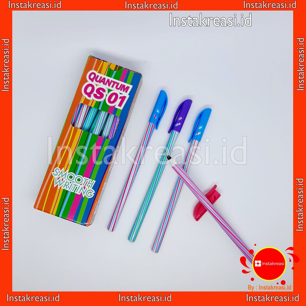 Jual Pulpen QUANTUM / Bolpen Ballpoint QUANTUM QS 01 Original- MURAH | Shopee Indonesia