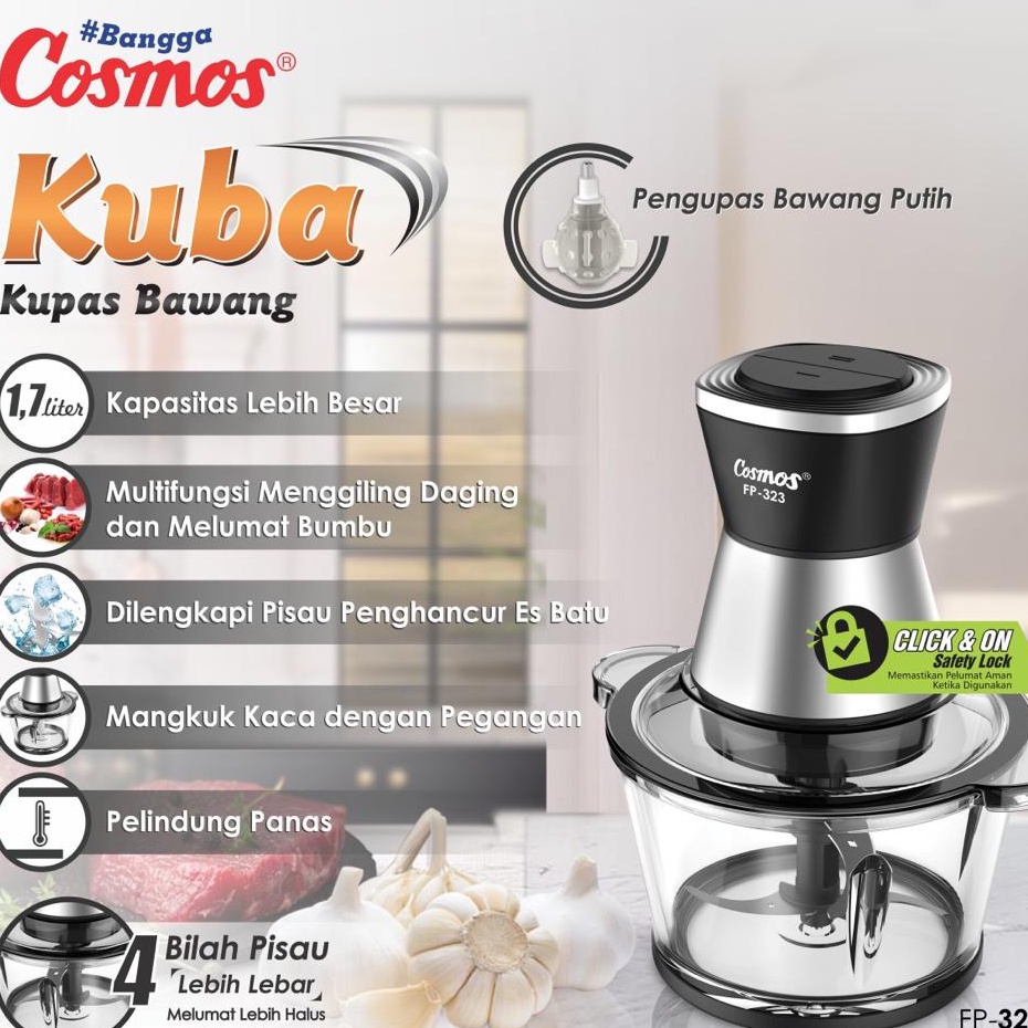 Jual Cosmos FP 323 / FP 32 Mini Penghalus Food Processor 1.7L Pelumat ...