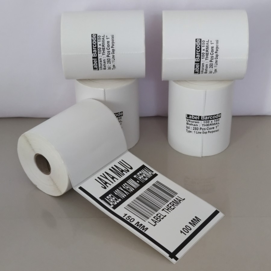 Jual LABEL THERMAL PRINTER BARCODE SHOPEE 100 X 150 100X150 LABEL BARCODE THERMAL 100 X 150 ISI ...