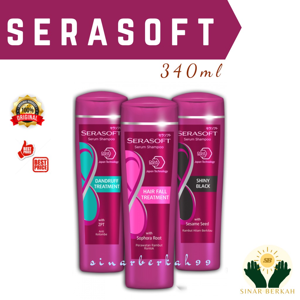 Jual Serasoft Shampoo 340 ML All Varian | Shopee Indonesia