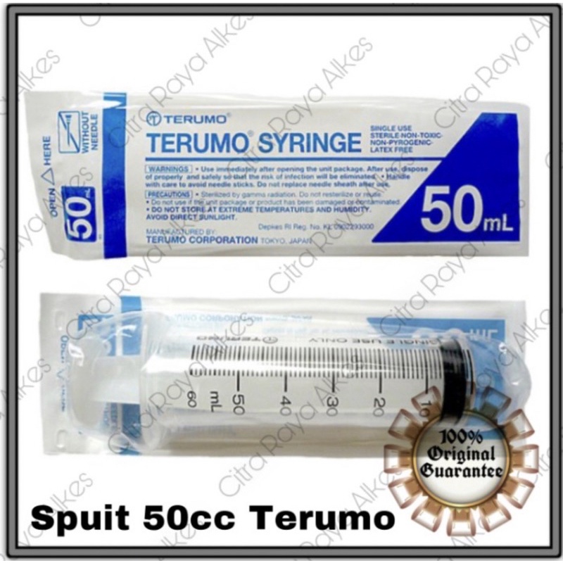Jual Spuit Terumo 50cc Syringe Disposable | Shopee Indonesia